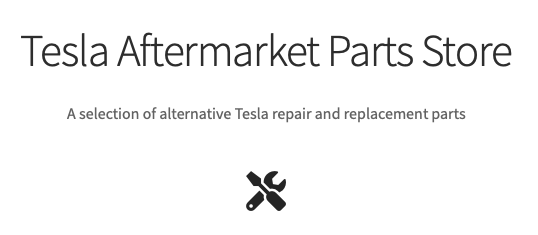 Tesla Model Y Parts Catalog - Parts by Tesloid