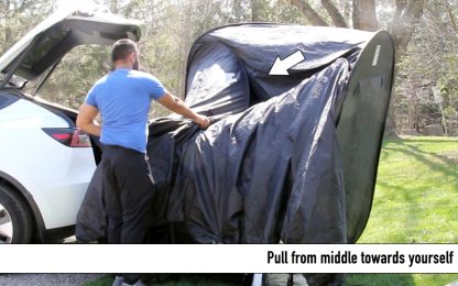 How to setup and take down the Tesloid Model Y Camping Tent? - Tesloid USA