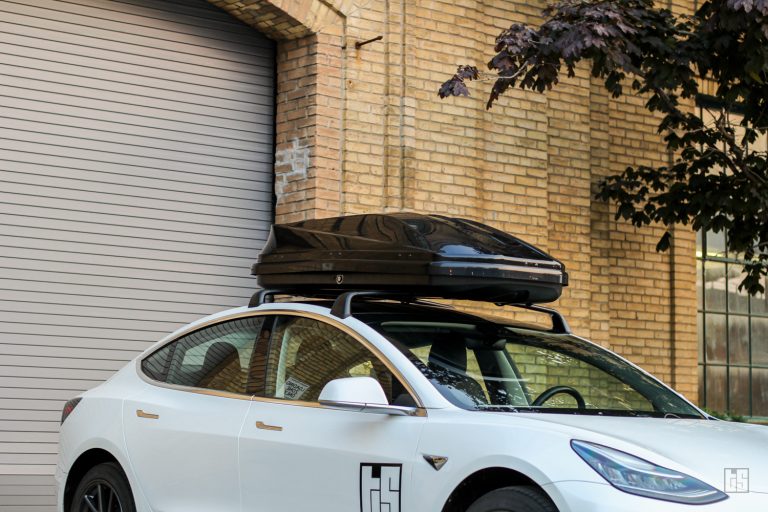 Model 3 Rooftop Cargo Box - Tesloid USA