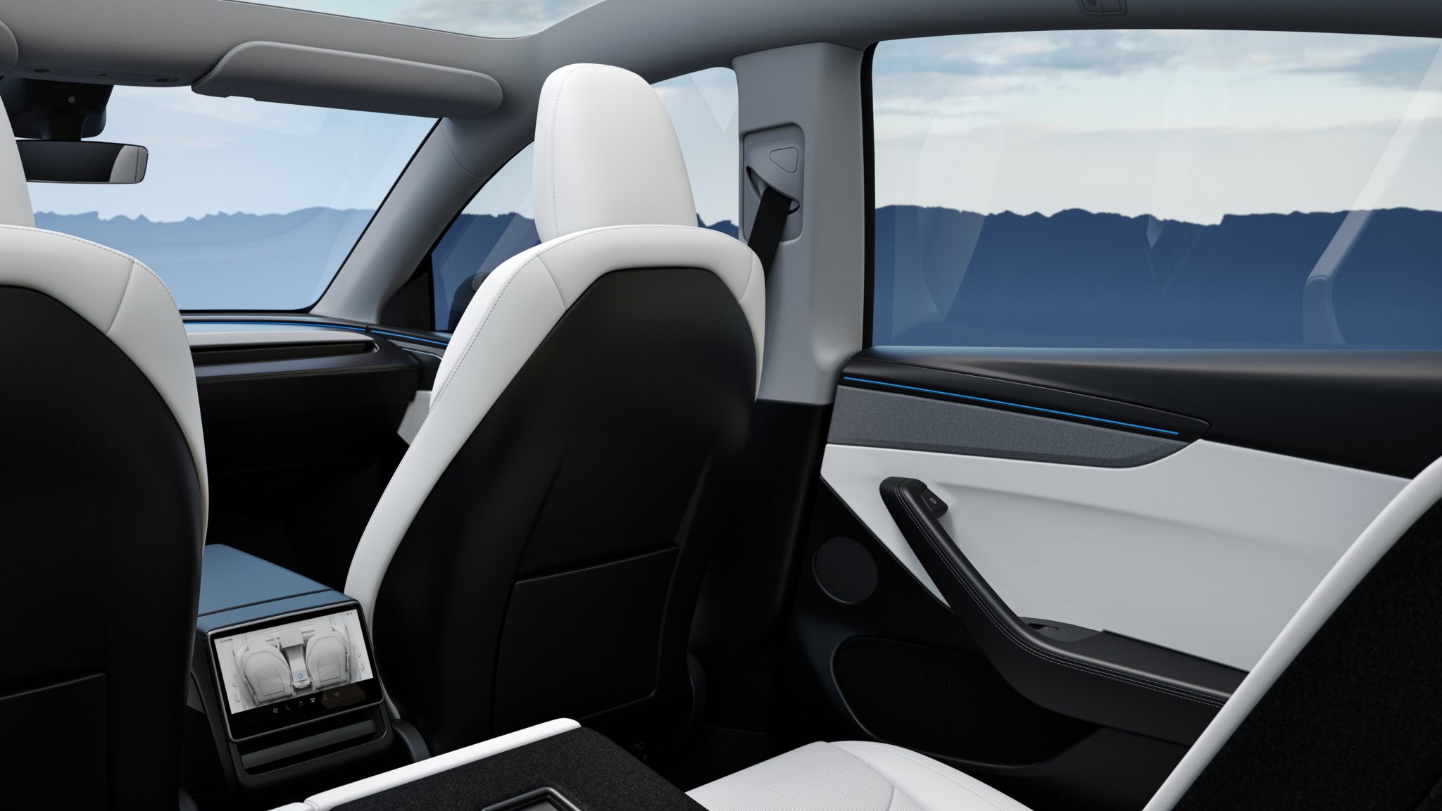 What Can the Rear Touchscreen Do in the Refreshed Tesla Model Y ...